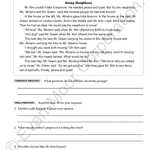 Evan-Moor Daily Reading Comprehension, Grade 4 - Homeschooling & Classroom Resource Workbook, Reproducible Worksheets, Teaching Edition, Fiction and Nonfiction, Lesson Plans, Test Prep