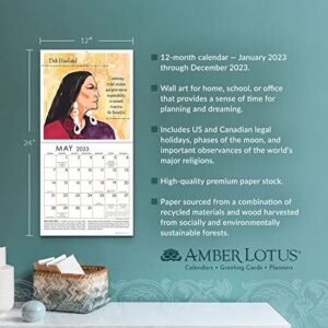 Women Who Rock Our World 2023 Wall Calendar | 12" x 24" Open | Amber Lotus Publishing