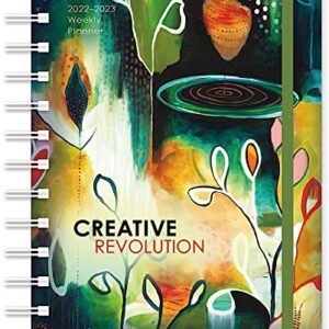 Creative Revolution 2022 - 2023 Weekly Planner: On-the-Go 17-Month Calendar with Pocket (Aug 2022 - Dec 2023, 5" x 7" closed)