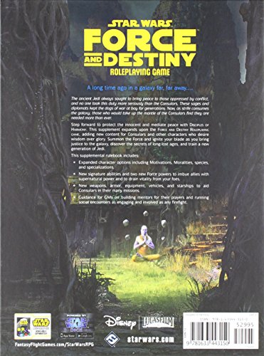 Fantasy Flight Games Star Wars Force and Destiny Game Disciples of Harmony EXPANSION | Roleplaying Game | Strategy Game For Adults and Kids | Ages 10+ | 2-8 Players | Average Playtime 1 Hour