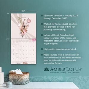 FIREWEED 2023 Wall Calendar: Made of Magic | 12" x 24" Open | Amber Lotus Publishing