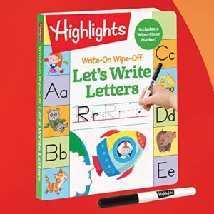 Write-On Wipe-Off Let's Write Letters (Highlights™ Write-On Wipe-Off Fun to Learn Activity Books)