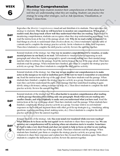 Evan-Moor Daily Reading Comprehension, Grade 3