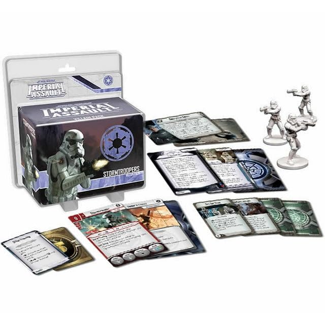 Fantasy Flight Games Star Wars Imperial Assault Board Game Stormtroopers VILLAIN PACK - Epic Sci-Fi Miniatures Strategy Game for Kids and Adults, Ages 14+, 1-5 Players, 1-2 Hour Playtime