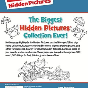 Jumbo Book of Hidden Pictures: Jumbo Activity Book, 200+ Seek-and-Find Puzzles, Classic Black and White Hidden Pictures Puzzles, Highlights Puzzle Book for Kids (Highlights Jumbo Books & Pads)