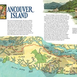 On Island Time: A Traveler's Atlas: Illustrated Adventures on and around the Islands of Washington and British Columbia (Drawn The Road)