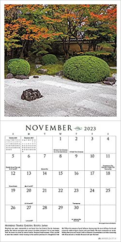 Gardens of the Spirit 2023 Wall Calendar: Japanese Garden Photography