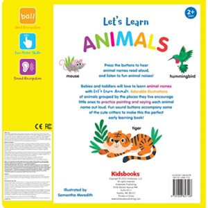 27-Button Sound Book Let's Learn Animals,English