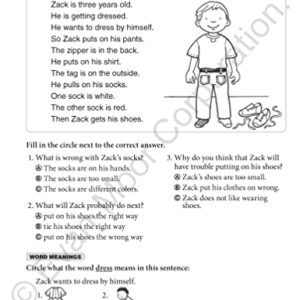 Evan-Moor Daily Reading Comprehension, Grade 1 - Homeschooling & Classroom Resource Workbook, Reproducible Worksheets, Teaching Edition, Fiction and Nonfiction, Lesson Plans, Test Prep