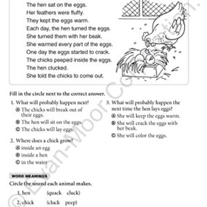 Evan-Moor Daily Reading Comprehension, Grade 1 - Homeschooling & Classroom Resource Workbook, Reproducible Worksheets, Teaching Edition, Fiction and Nonfiction, Lesson Plans, Test Prep