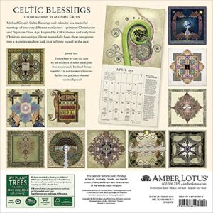 Celtic Blessings 2023 Wall Calendar: Illuminations by Michael Green