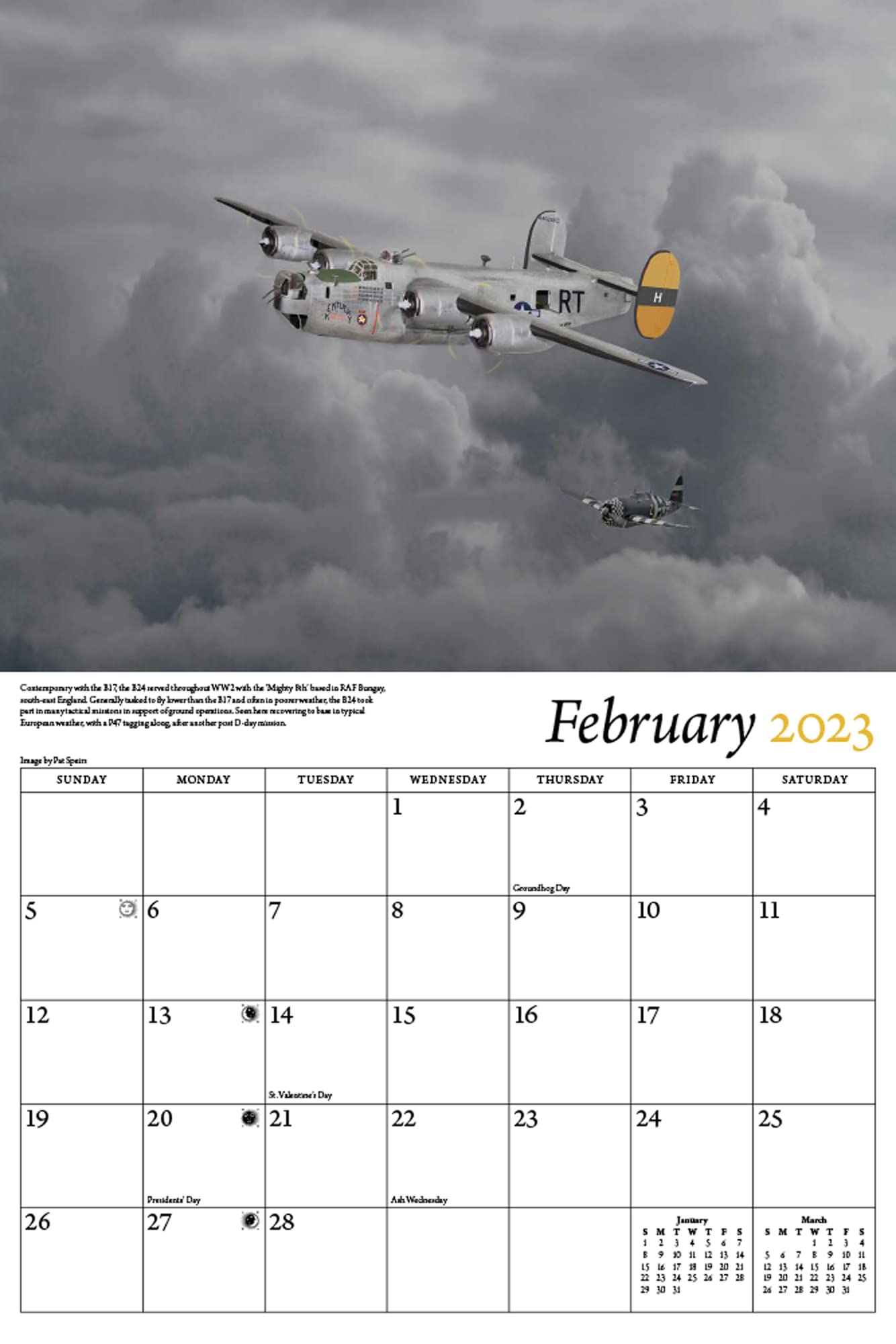 WWII Warbirds 2023 Calendar