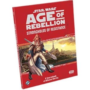 star wars age of rebellion strongholds of resistance sourcebook - roleplaying game, strategy game for kids and adults, ages 10+, 2-8 players, 1 hour playtime, made by edge studio