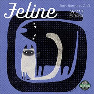 feline 2023 wall calendar: terry runyan's cats