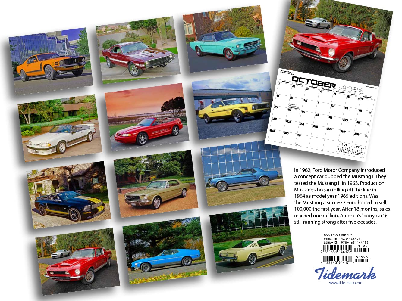 Classic Mustangs 2023 Calendar