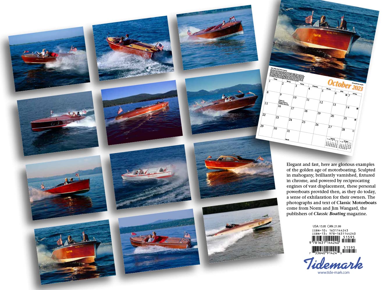 Classic Motorboats 2023 Calendar