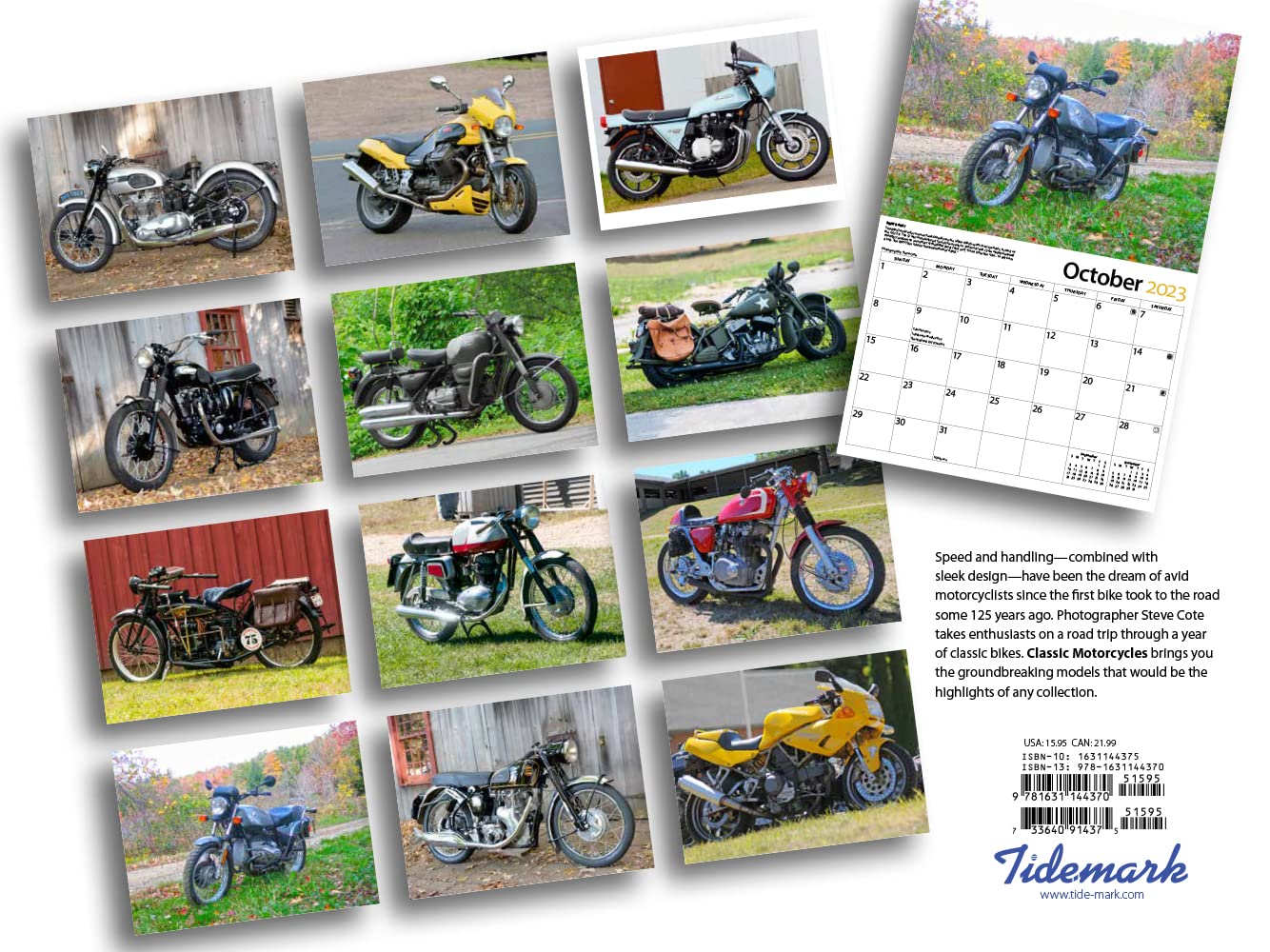 Classic Motorcycles 2023 Calendar