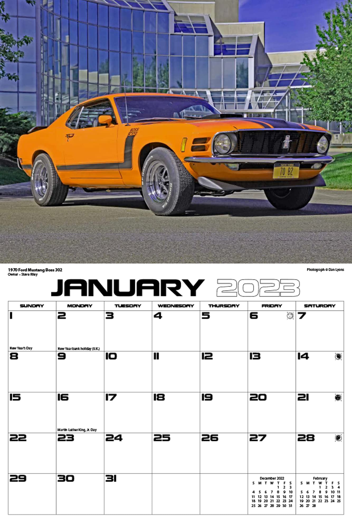 Classic Mustangs 2023 Calendar