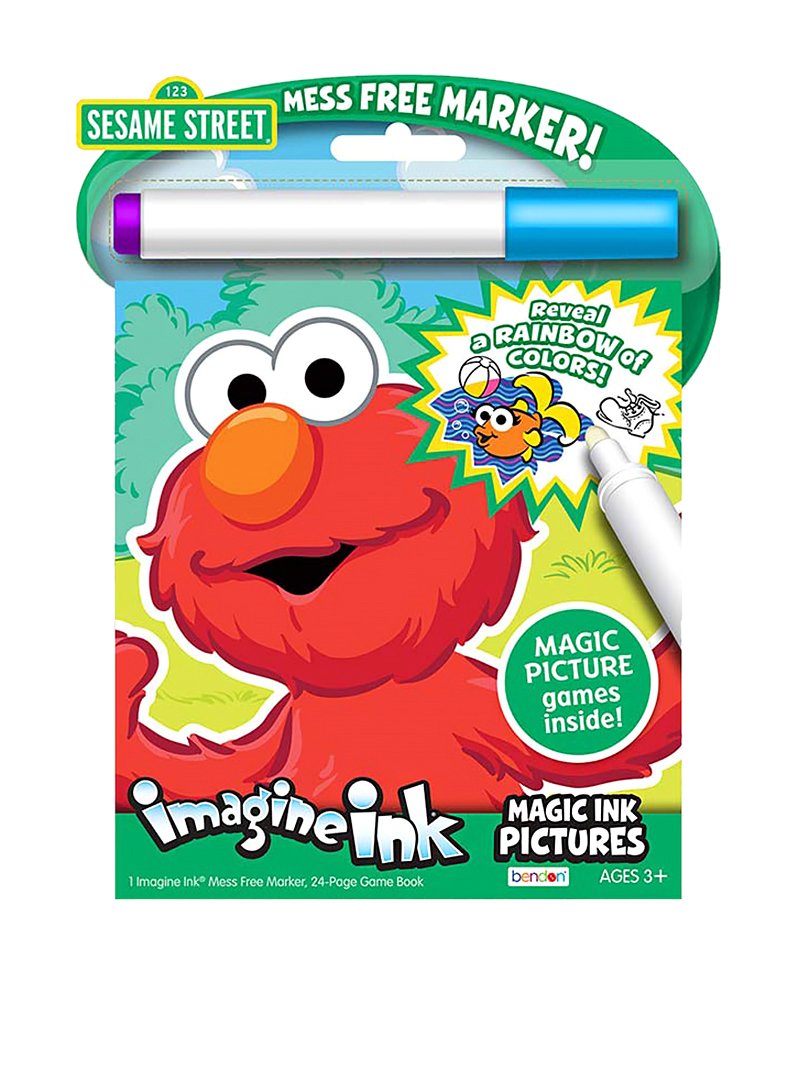 Bendon Sesame Street Imagine Ink Book with Mess Free Marker