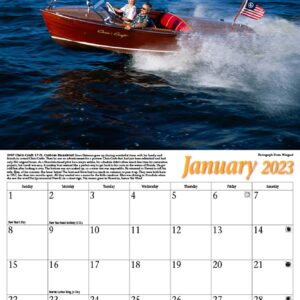 Classic Motorboats 2023 Calendar