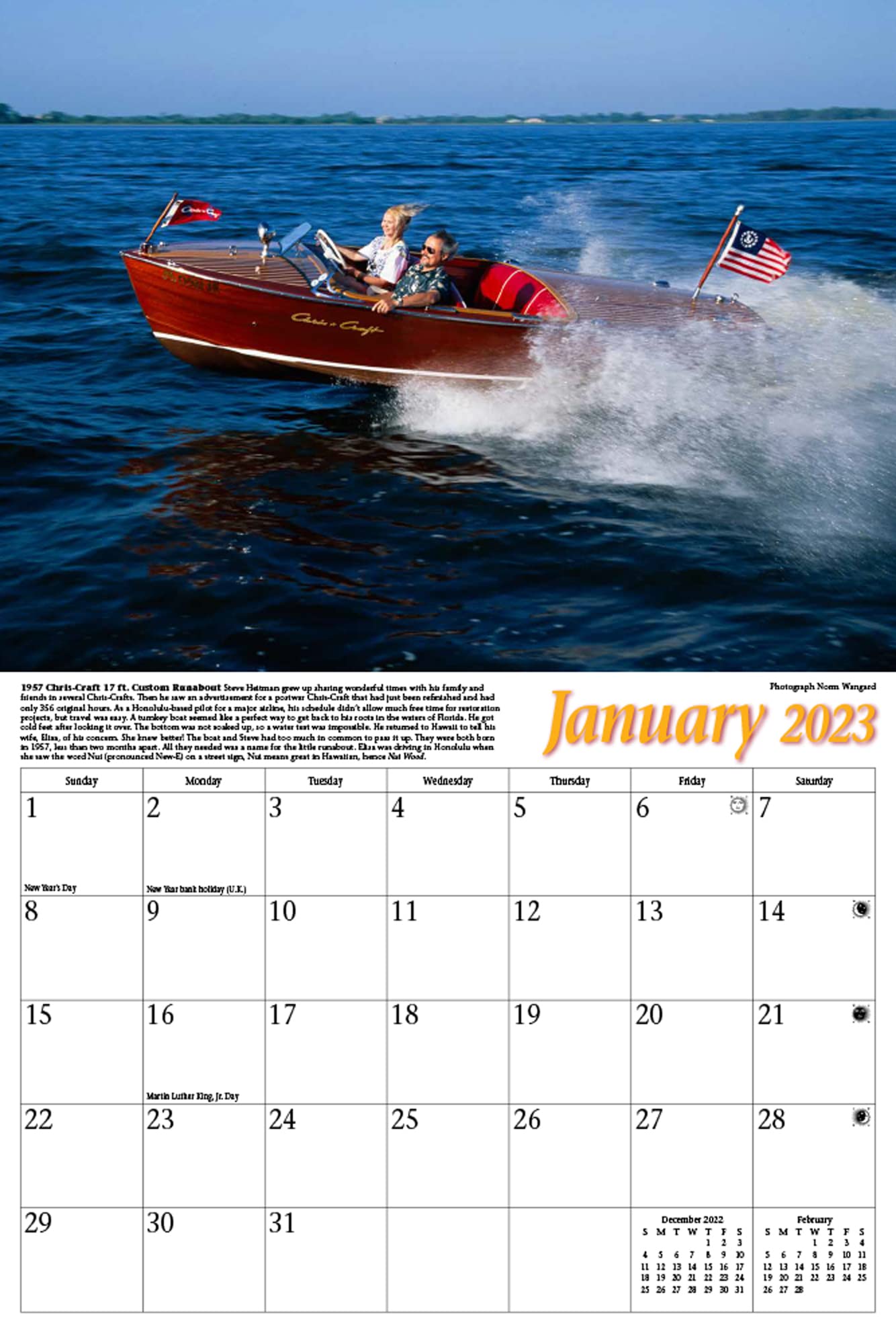 Classic Motorboats 2023 Calendar