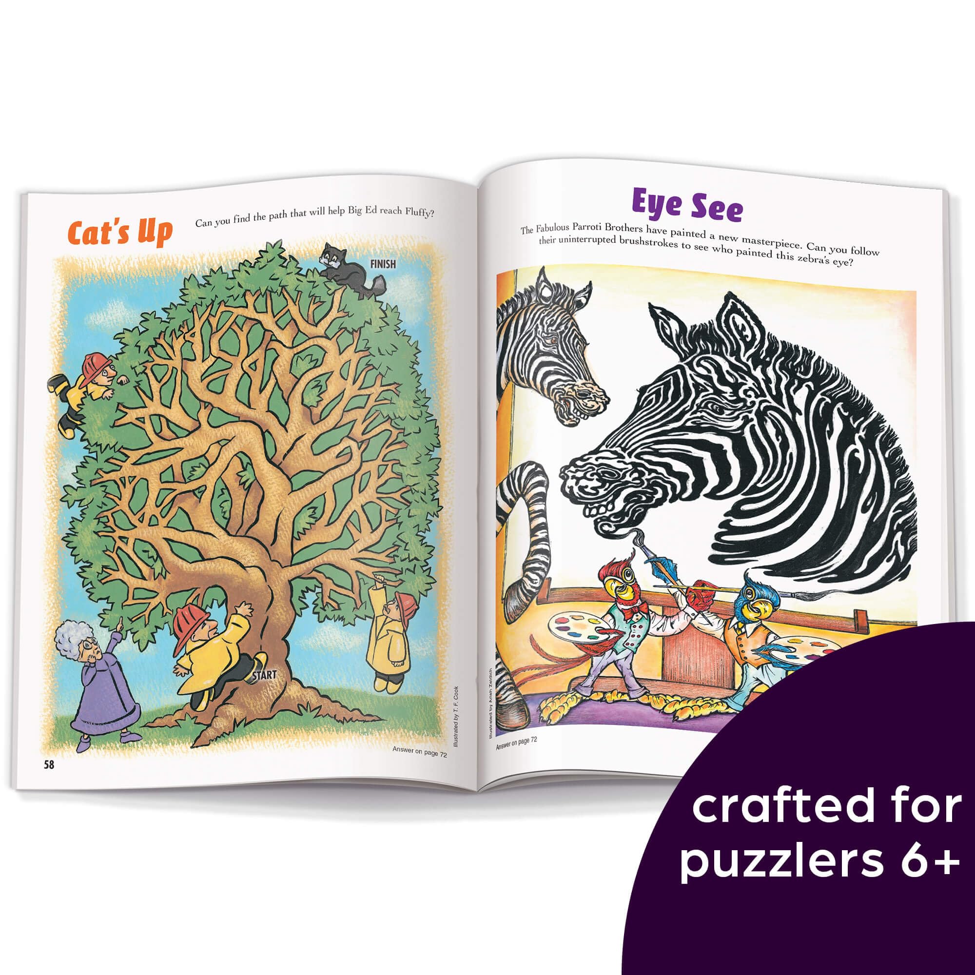 Highlights Amazing Mazes Expert Maze Books for Kids Ages 6 and Up, 144 Pages, 2-Pack of Activity Books for Kids, Screen Free Fun and Challenging Mazes for Kids