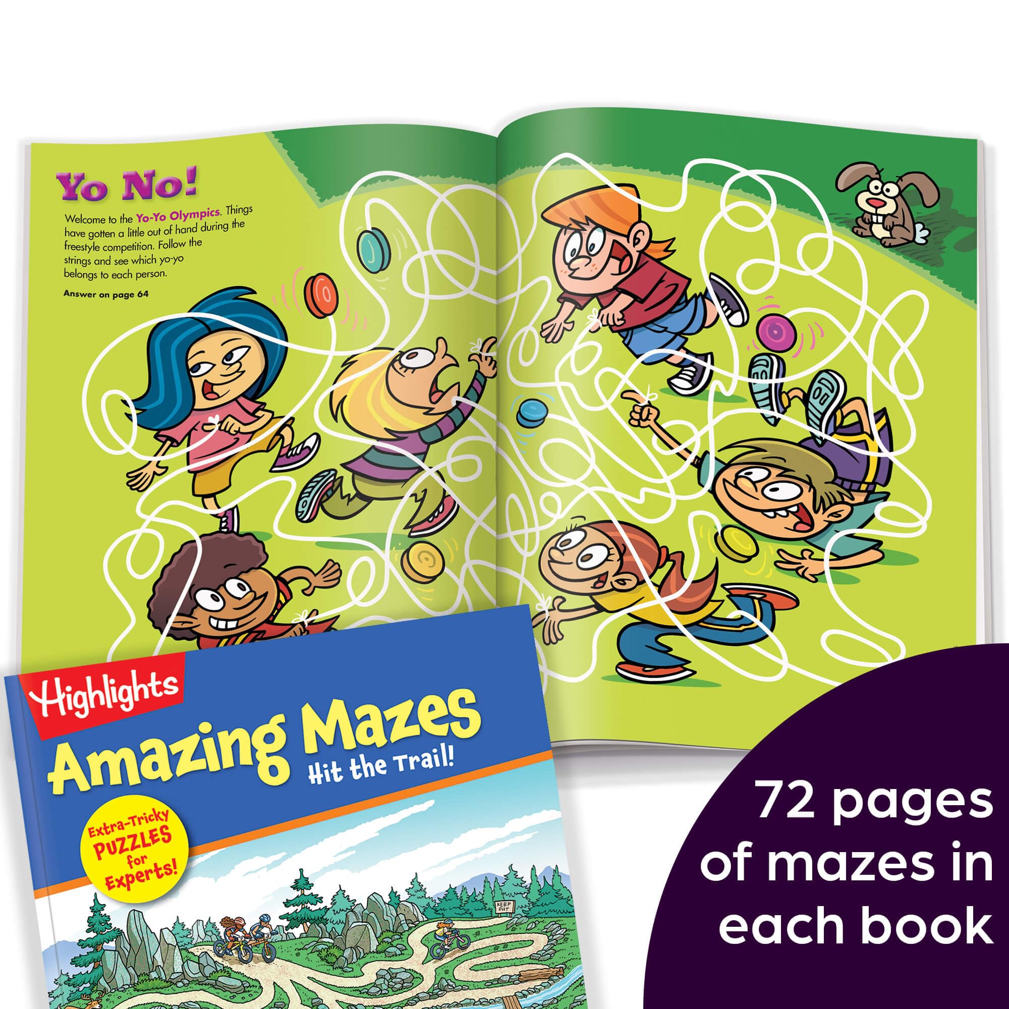 Highlights Amazing Mazes Expert Maze Books for Kids Ages 6 and Up, 144 Pages, 2-Pack of Activity Books for Kids, Screen Free Fun and Challenging Mazes for Kids