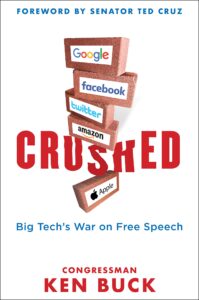 crushed: big tech's war on free speech with a foreword by senator ted cruz