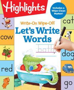 write-on wipe-off let's write words (highlights™ write-on wipe-off fun to learn activity books)