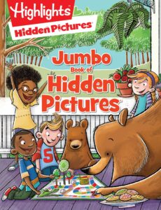 jumbo book of hidden pictures: jumbo activity book, 200+ seek-and-find puzzles, classic black and white hidden pictures puzzles, highlights puzzle book for kids (highlights jumbo books & pads)