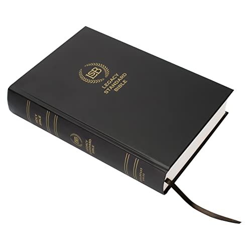 LSB Large Print Wide Margin Black Hardcover