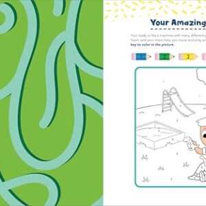 Human Body Preschool Activity Book: Hands-On Learning with Mazes, Coloring, and More!