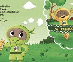 Ninja Life Hacks St. Patrick's Day Race: A Rhyming Children's Book About a St. Patty's Day Race, Leprechaun and a Lucky Four-Leaf Clover