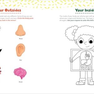 Human Body Preschool Activity Book: Hands-On Learning with Mazes, Coloring, and More!