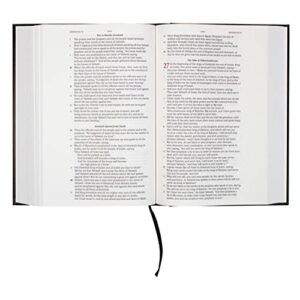 LSB Large Print Wide Margin Black Hardcover