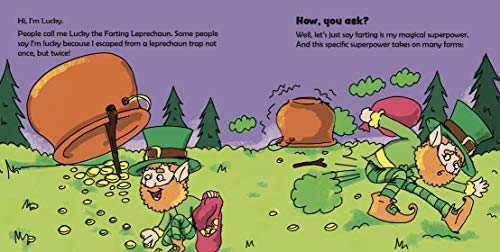 Lucky the Farting Leprechaun: A Funny Kid's Picture Book About a Leprechaun Who Farts and Escapes a Trap, Perfect St. Patrick's Day Gift for Boys and Girls (Farting Adventures)