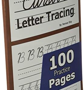 Cursive Letter Tracing: 100 Practice Pages - Letters and Words - Beginning Cursive Writing For Children - Kids Handwriting Practice Workbook - Learning Cursive