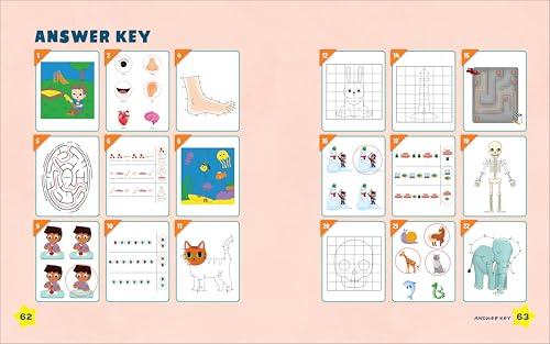 Human Body Preschool Activity Book: Hands-On Learning with Mazes, Coloring, and More!