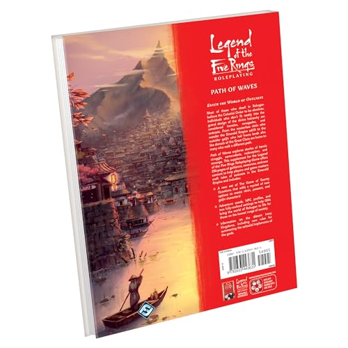 Fantasy Flight Games Legend of The Five Rings Roleplaying Game Path of Waves SOURCEBOOK - Adventure Game, Strategy Game for Adults, Ages 14+ 3-5 Players, 2 Hour Playtime, Made by Edge Studio