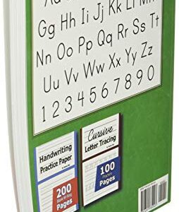 Tracing Letters and Numbers : 200 Practice Pages: Workbook for Preschool, Kindergarten, and Kids Ages 3-5