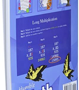 Humble Math - 100 Days of Multi-Digit Multiplication: Ages 10-13: Multiplying Large Numbers with Answer Key - Reproducible Pages - Multiply Big Long Problems - 2 and 3 digit Workbook