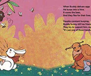 Buddy the Burping Easter Bunny: A Rhyming, Read Aloud Story Book, Perfect Easter Basket Gift for Boys and Girls (Farting Adventures)