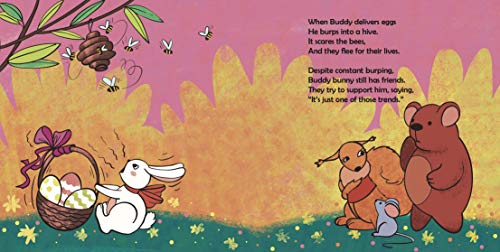 Buddy the Burping Easter Bunny: A Rhyming, Read Aloud Story Book, Perfect Easter Basket Gift for Boys and Girls (Farting Adventures)