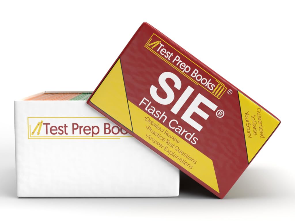 SIE Exam Prep Study Cards: SIE Test Prep 2025-2026 with Practice Questions for the Securities Industry Essentials Exam [Full Color Cards]