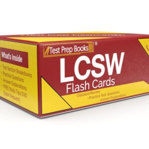 LCSW Study Cards 2025-2026: ASWB Clinical Exam Prep for The Licensed Clinical Social Work Exam [Full Color Cards]