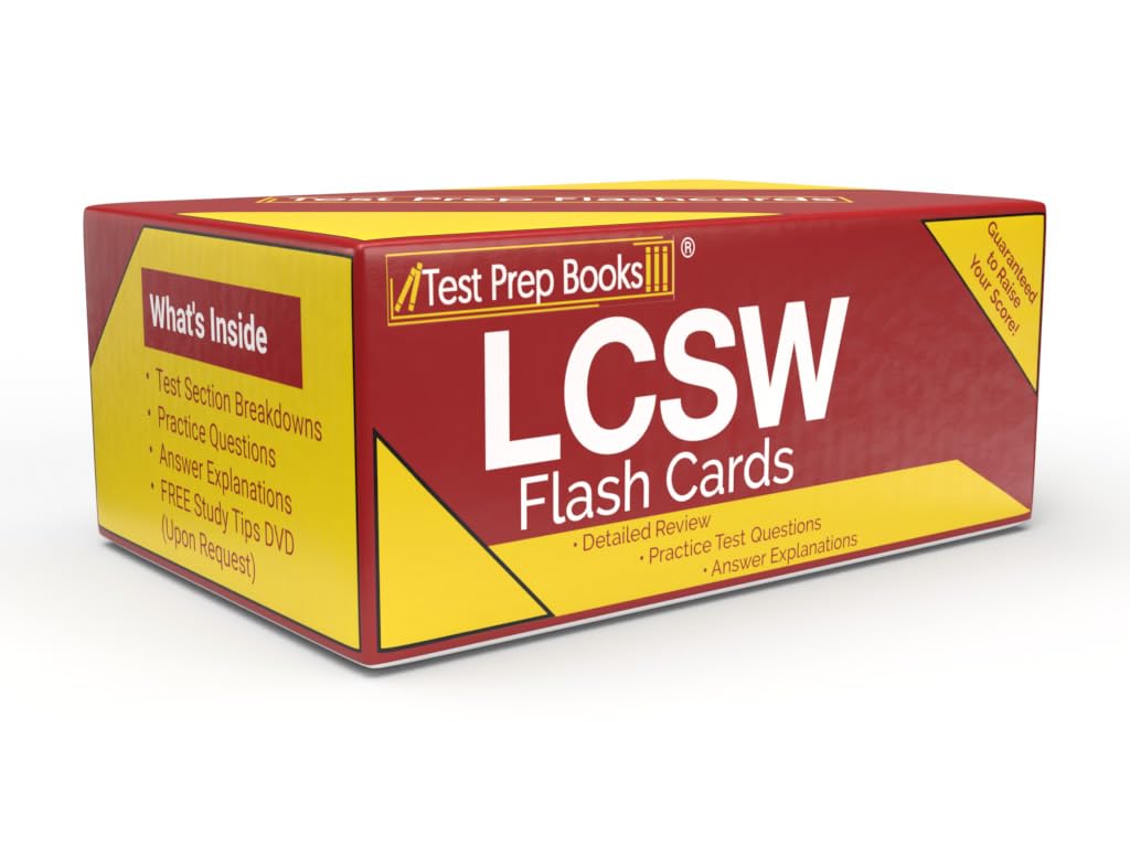 LCSW Study Cards 2025-2026: ASWB Clinical Exam Prep for The Licensed Clinical Social Work Exam [Full Color Cards]