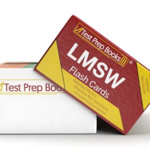 LMSW Exam Prep 2025-2026 Study Cards: ASWB Masters Social Work Review with Practice Test Questions [Full Color Cards]