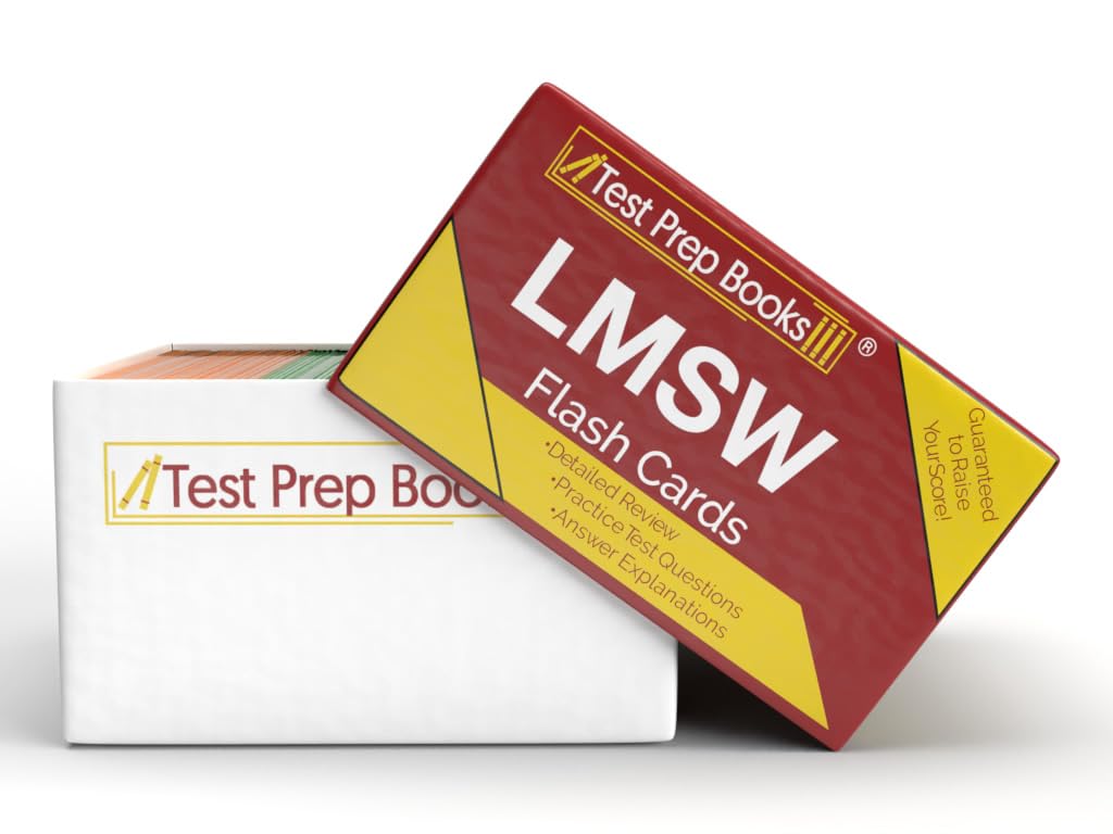 LMSW Exam Prep 2025-2026 Study Cards: ASWB Masters Social Work Review with Practice Test Questions [Full Color Cards]