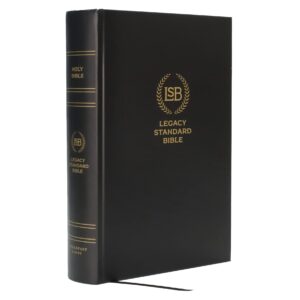 lsb large print wide margin black hardcover