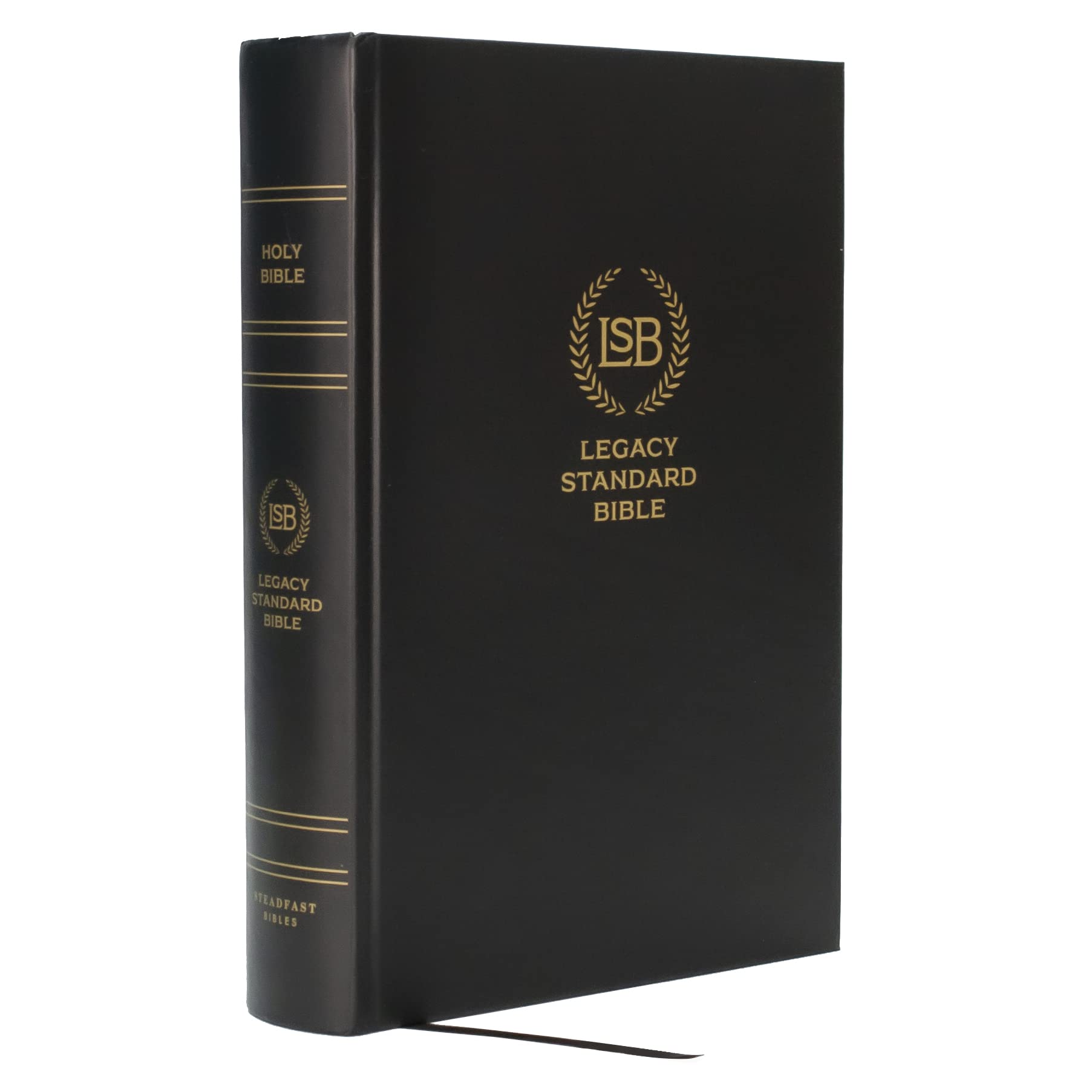 LSB Large Print Wide Margin Black Hardcover